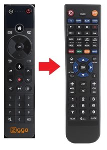 Ziggo Mediabox Next afstandsbediening (vervanger) - 123Afstandsbediening